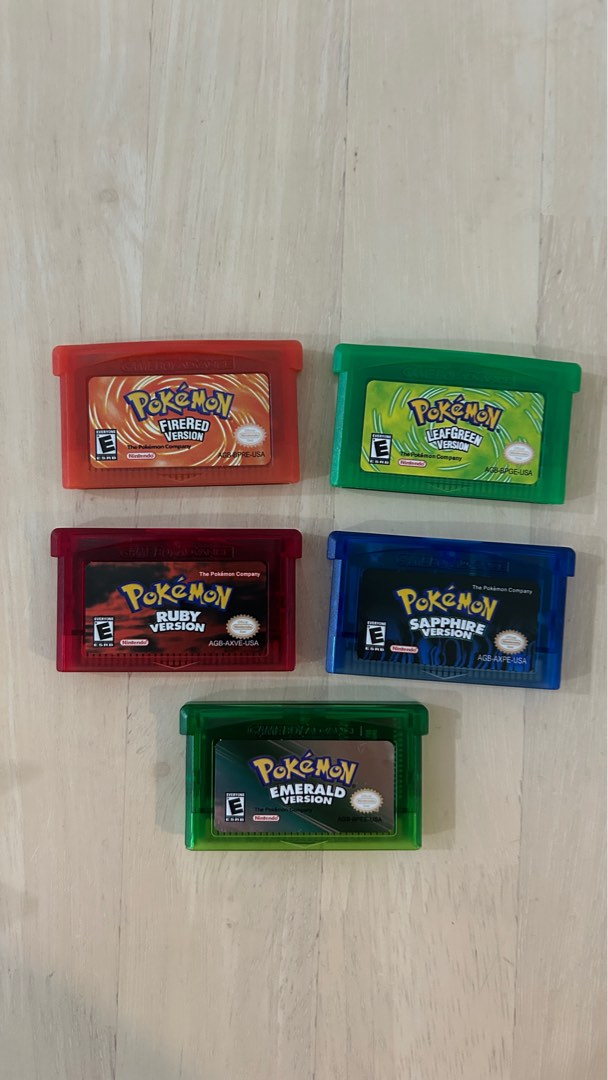 Pokemon Emerald Ruby Sapphire Fire Red Leaf Green Charizard Rayquaza ...