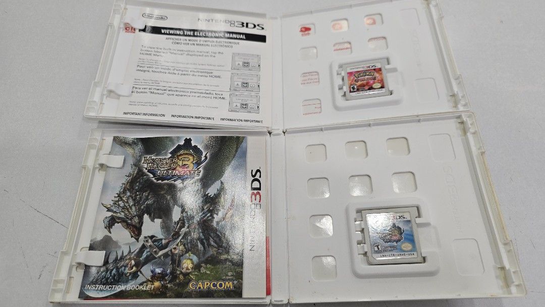 Pokemon Omega Ruby + Monster Hunter 3 Ultimate, Video Gaming, Video ...