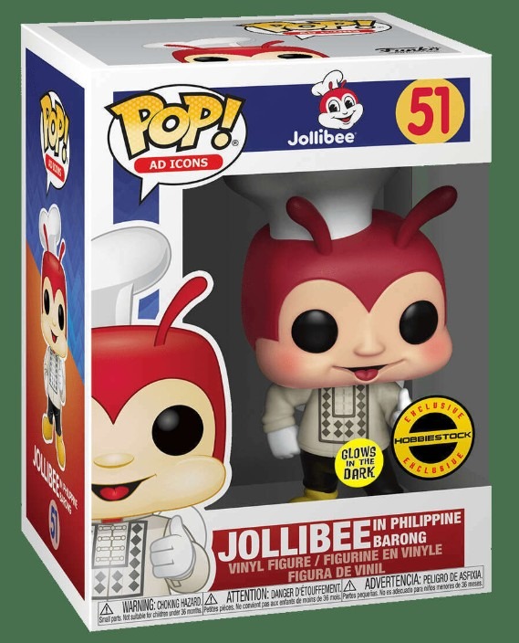 Pop - Ad Icons - Jollibee in Philippine Barong Vinyl Figure (51 ...