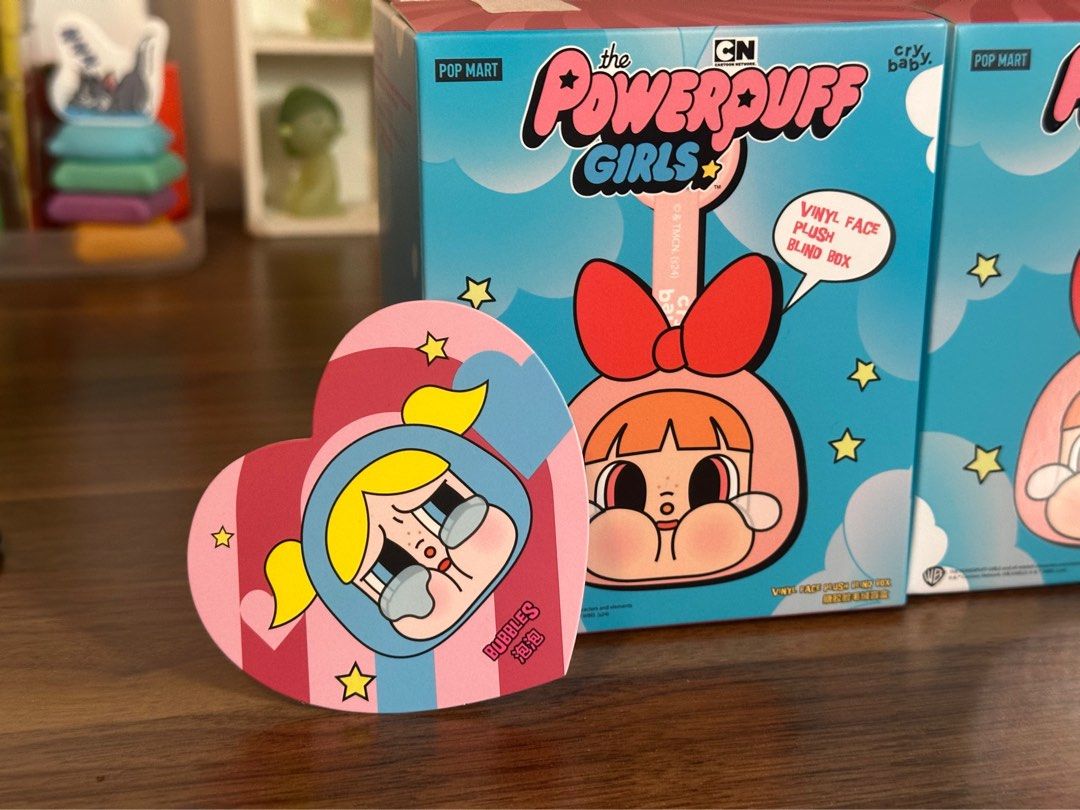 Powerpuff Girls (PPG) - Vinyl Face Plush Pendant Set - Regular Bubbles ...