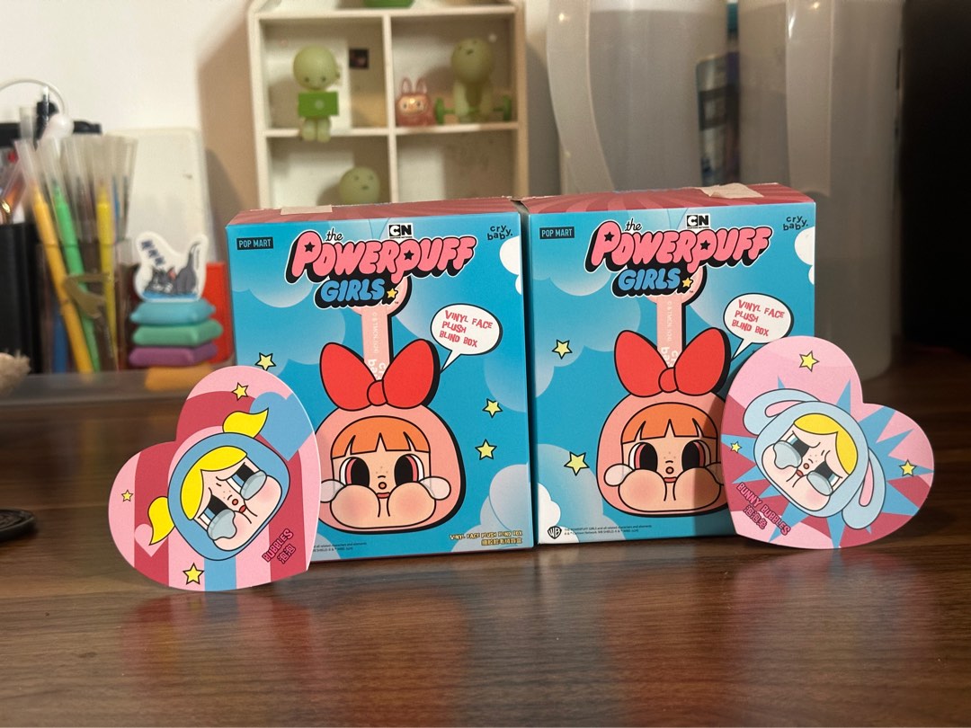 Powerpuff Girls (PPG) - Vinyl Face Plush Pendant Set - Regular Bubbles ...