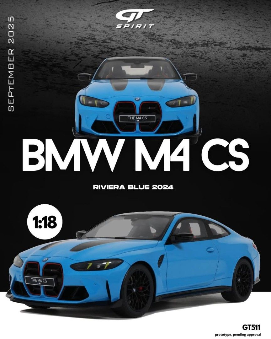 Preorders 1/18 GT Spirit RWB 993 BMW M4 Mercedes C63 Mustang GTD Rocket ...