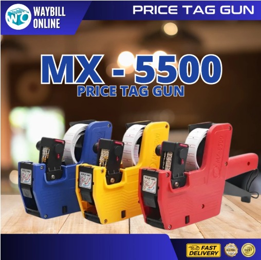 PRICE TAG GUN MX-5500 8 Digit Price Labeller Gun Tagger Price Tag ...