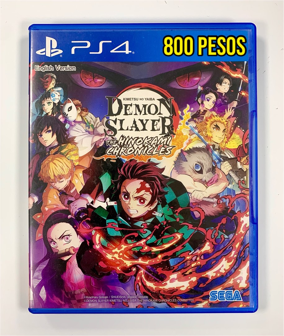 PS4 Game - Demon Slayer Kimetsu no Yaiba: The Hinokami Chronicles (R3 ...