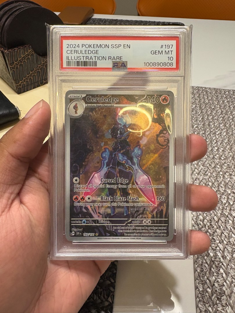 Psa 10 Eng Ceruledge ir surging sparks evolving skies charizard pokemon ...