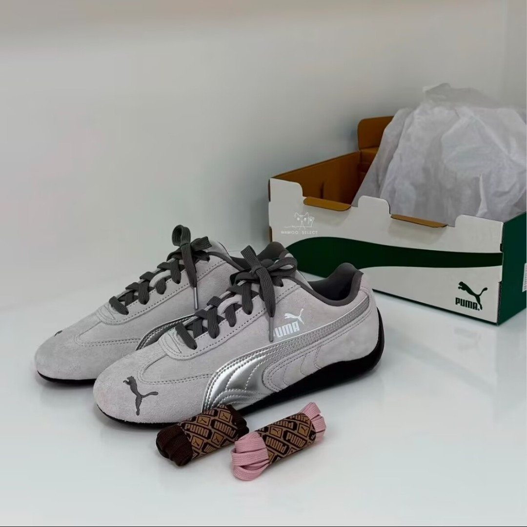 Puma Speedcat OG "Nuance Gray" x Emmi Sneakers, Women's Fashion ...