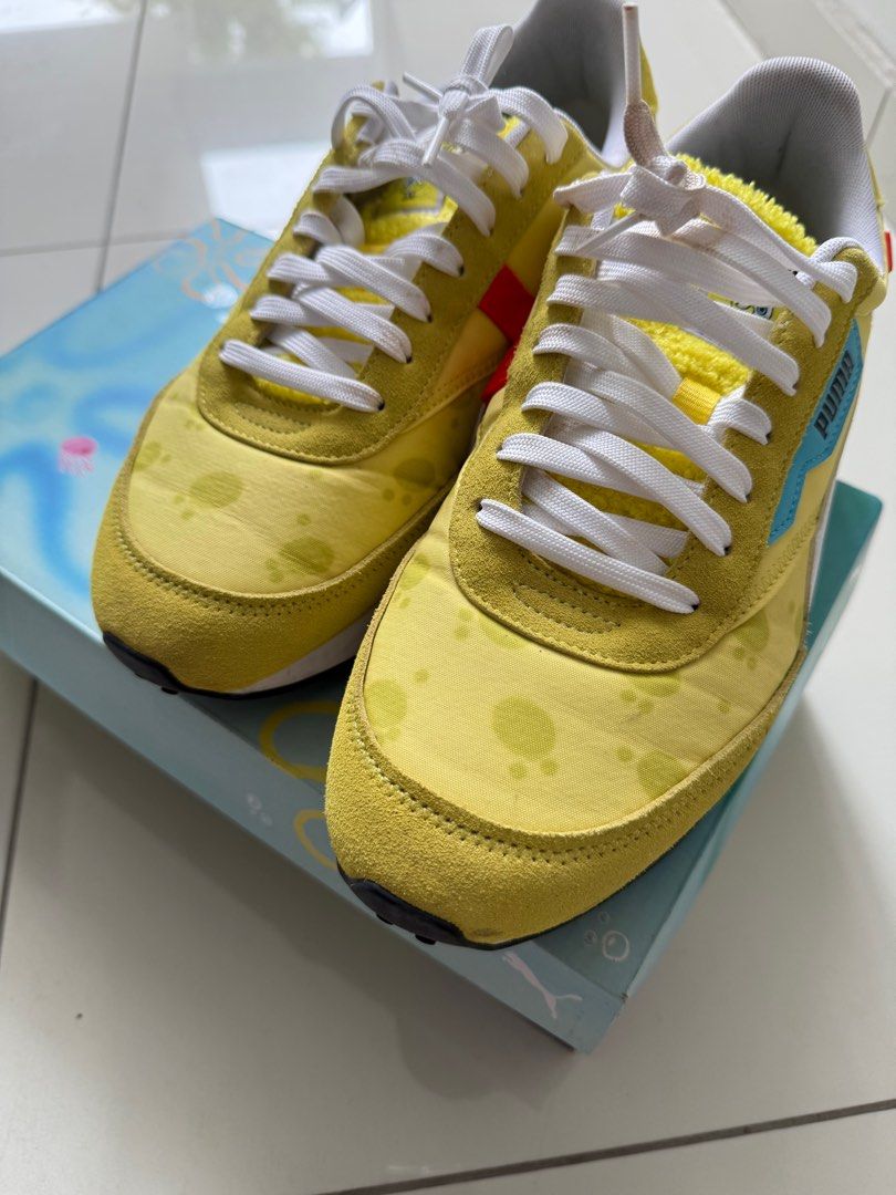 Puma SpongeBob Sneaker, Men's Fashion, Footwear, Sneakers on Carousell