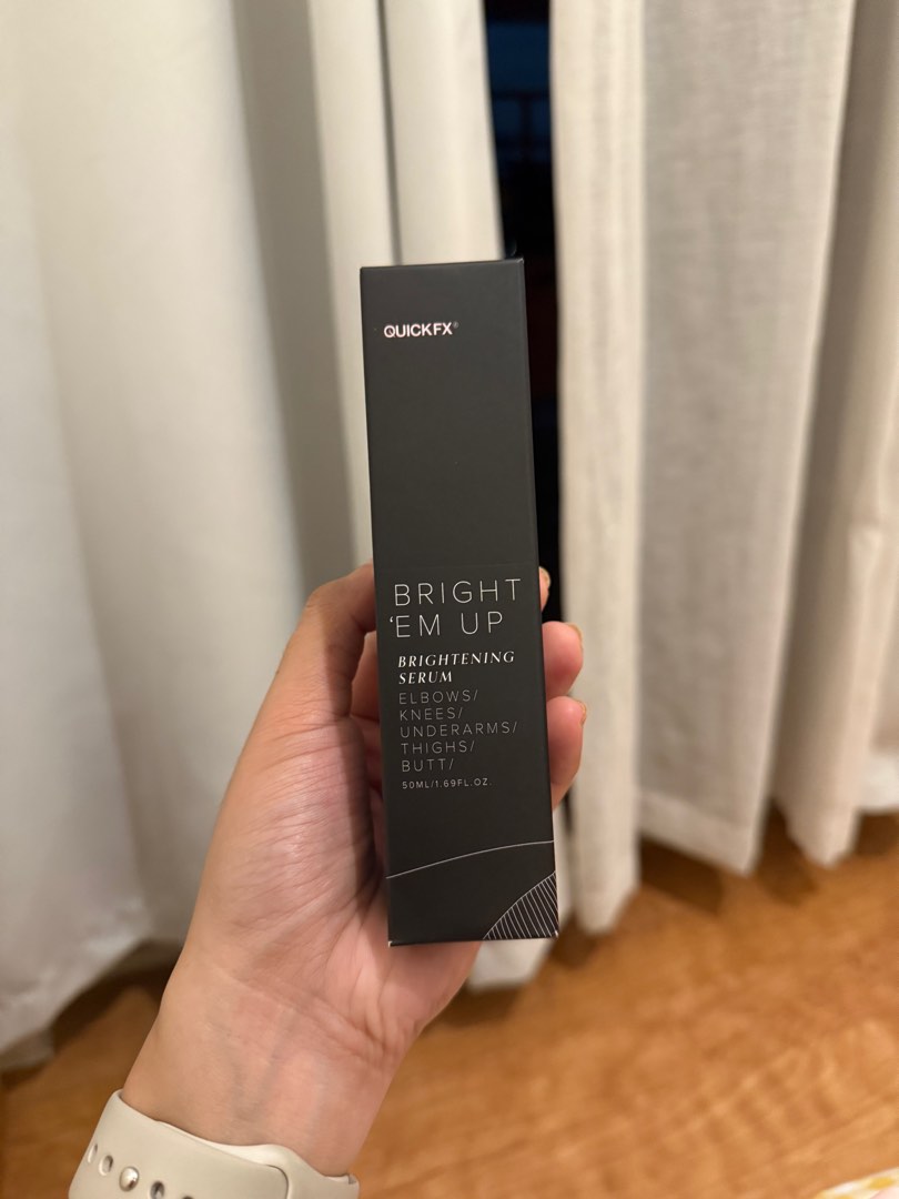 Quickfx bright em up brightening serum for elbows/knees/underarms/thighs/butt, Beauty & Personal ...