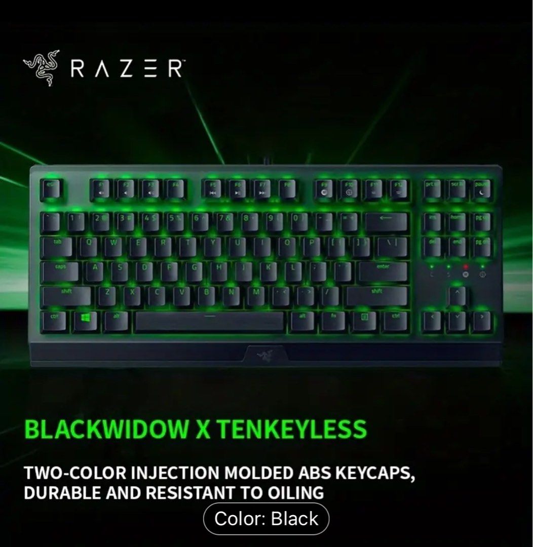 Razer BlackWidow X Tenkeyless, Computers & Tech, Parts & Accessories ...