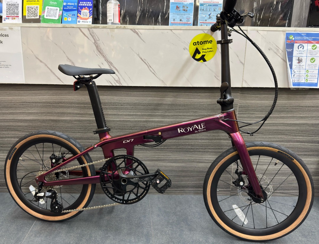 ROYALE CX7 Carbon Foldable Bicycle ( Display Unit ), Sports Equipment, Bicycles & Parts ...