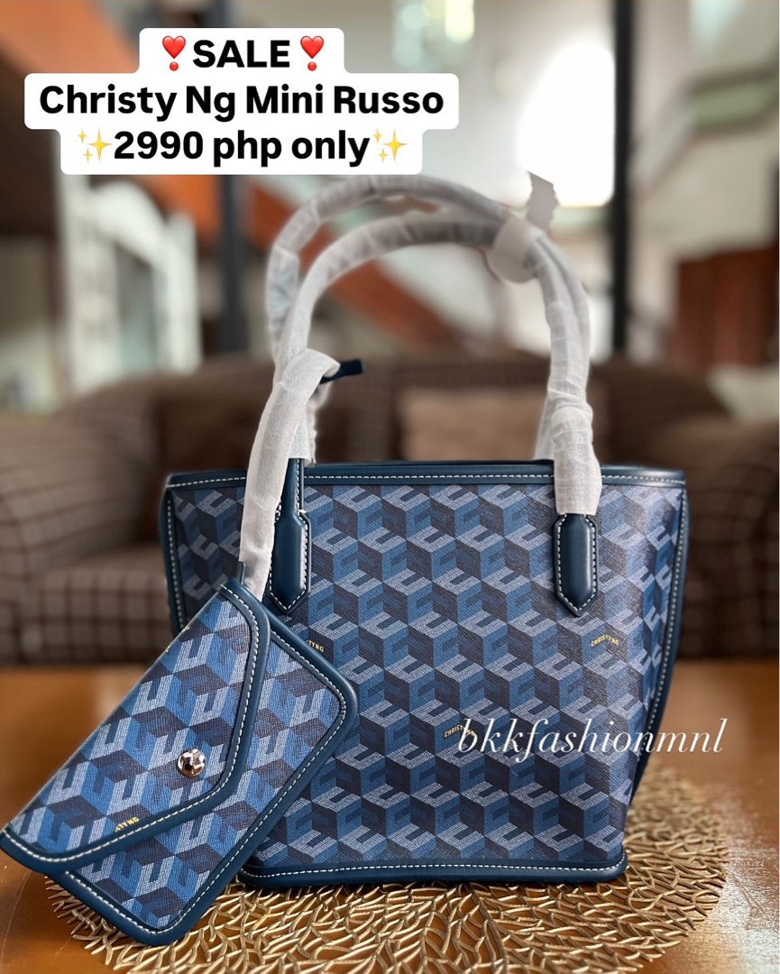 SALE Christy Ng Mini Russo Blue, Women's Fashion, Bags & Wallets ...