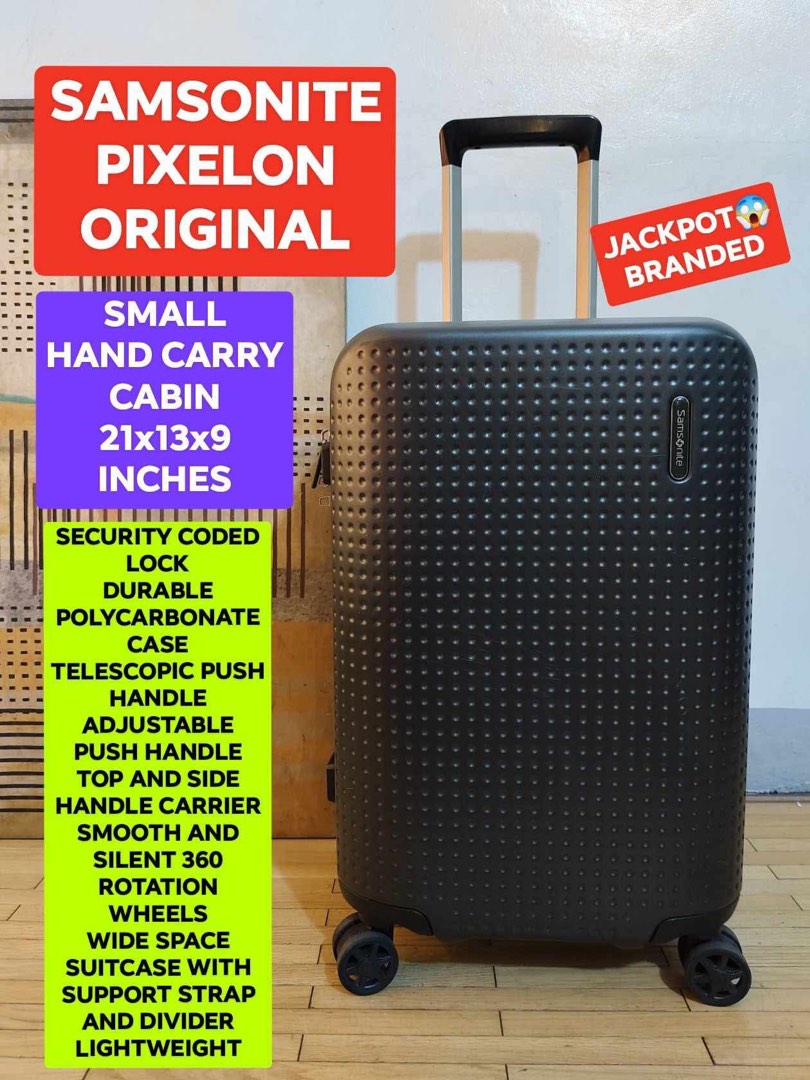 SAMSONITE PIXELON SPINNER BRAND IMPORTED FROM JAPAN CARRY ON,CABIN ...