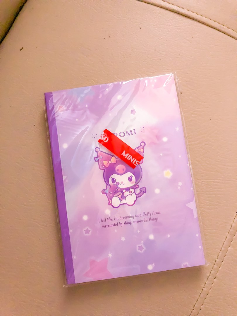 SANRIO MINISO BUKU TULIS NOTEPAD KUROMI ISI 2, Buku & Alat Tulis, Buku ...