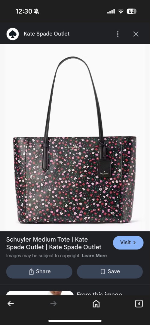 Schuyler Medium Tote | Kate Spade Outlet, Luxury, Bags & Wallets on Carousell