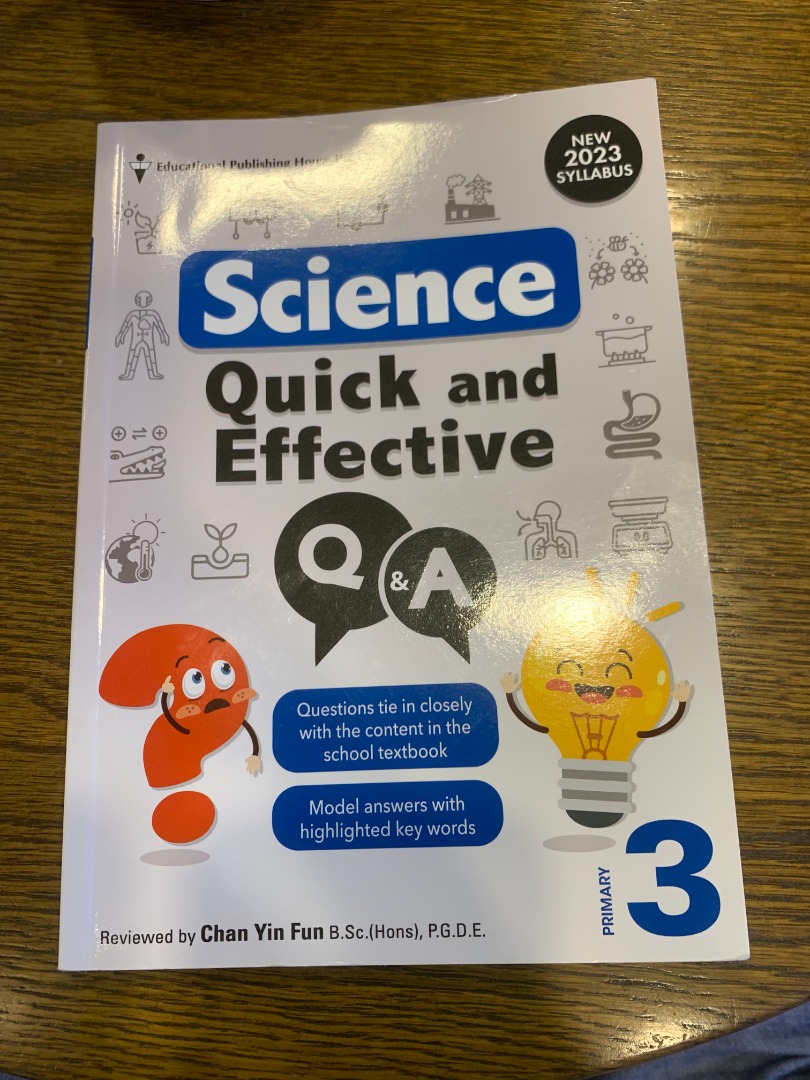 Science Primary 3 Q&A Quick and Effective revision book, Hobbies & Toys ...