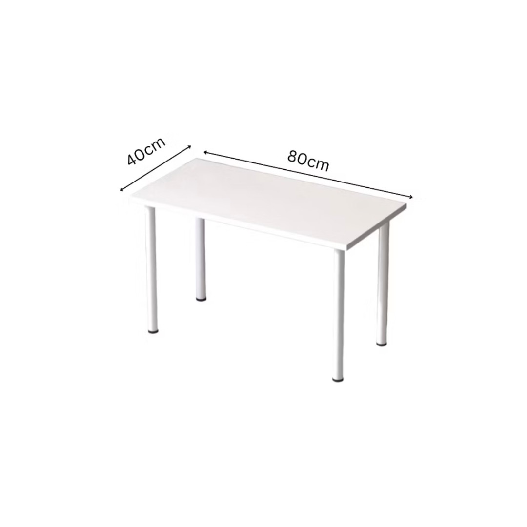 Simple White Dining Table | Compact Kitchen Dining Table | Durable ...