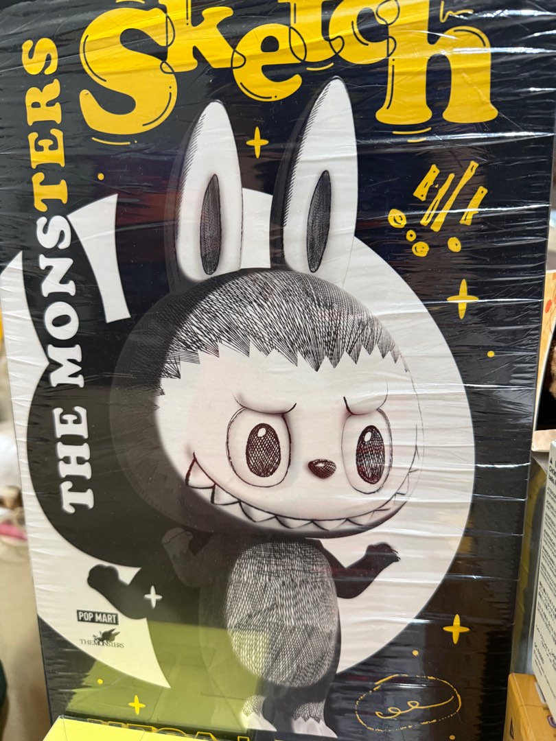 Sketch 400% Mega Labubu, Hobbies & Toys, Toys & Games on Carousell