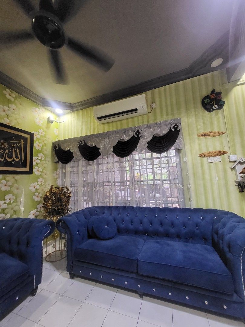 Sofas set custum made baldu, Furniture & Home Living, Furniture, Other ...