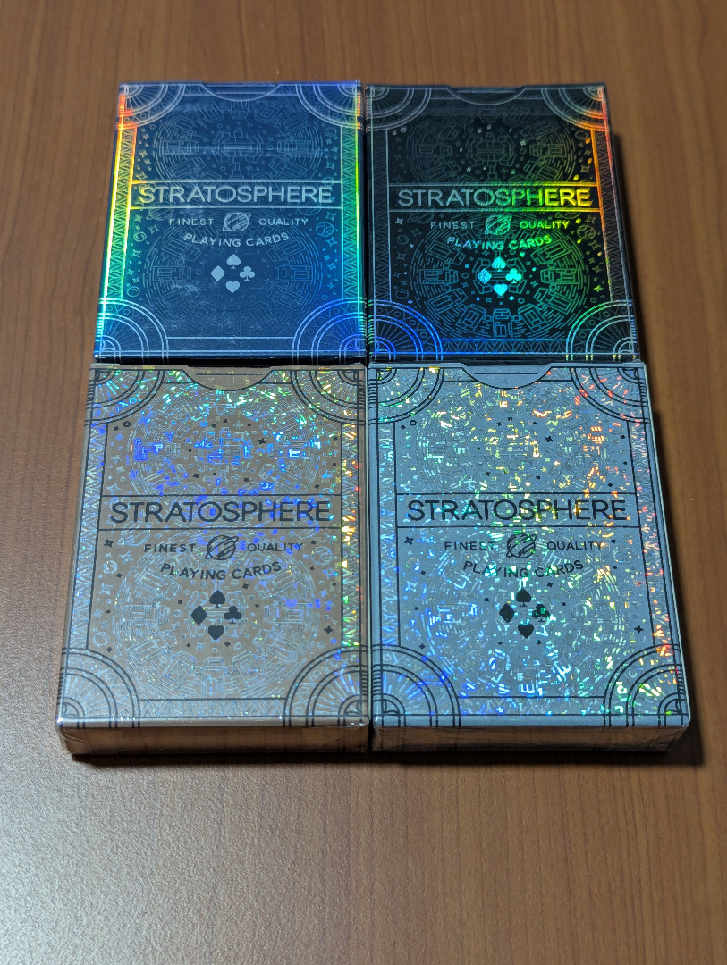 Stratosphere V1 - V4 Playing Cards Set - Legends Playing Card, Hobbies ...
