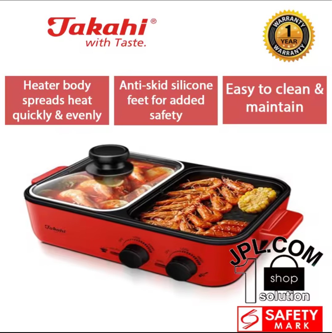 BRAND NEW Takahi Hotpot and Grill 2-in-1 Steamboat Mini, TV & Home ...