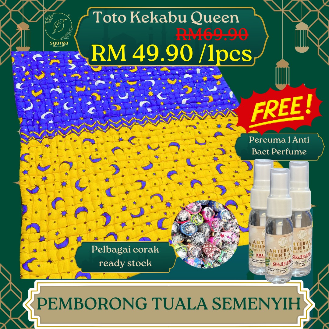 Tilam Toto Kekabu Besar tidur untuk dewasa dan anak, Furniture & Home ...