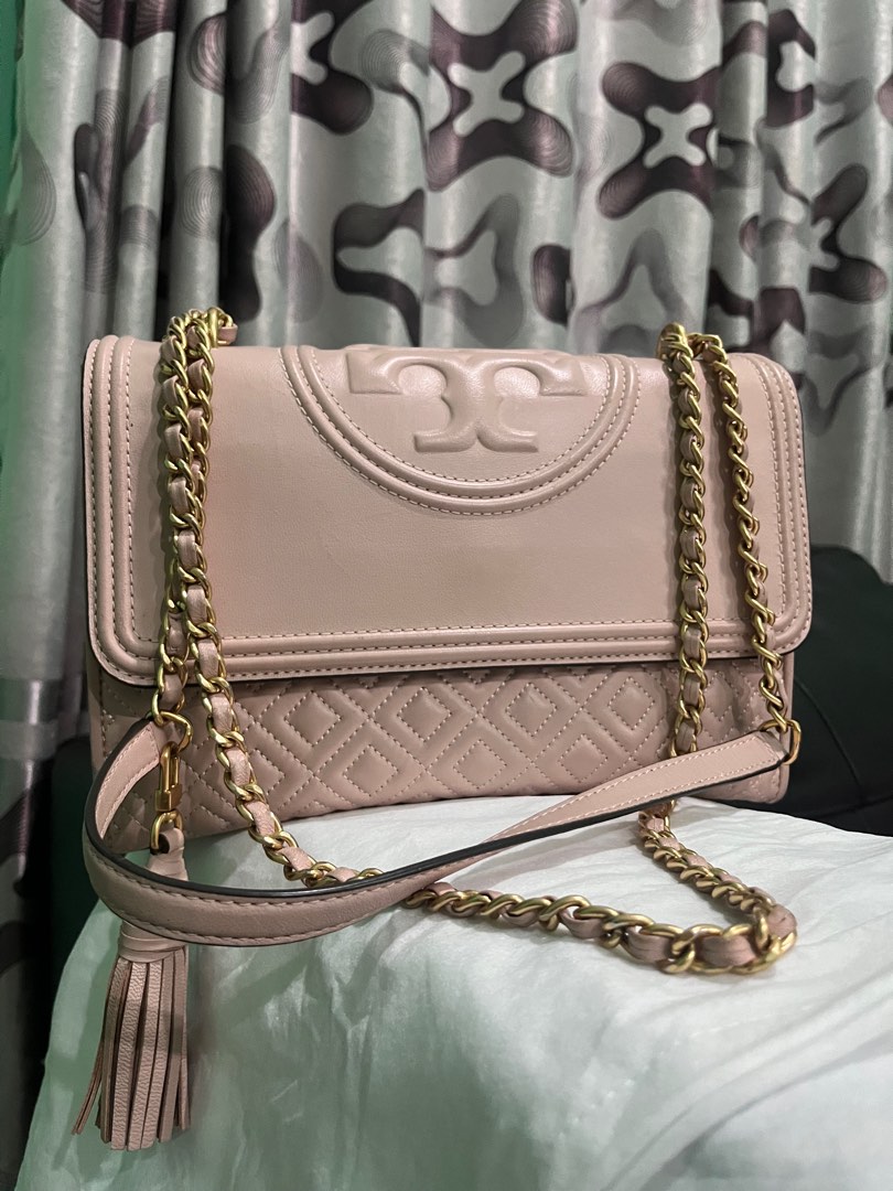 Tory Burch Fleming Preloved Receipt masih ada, Barang Mewah, Tas ...