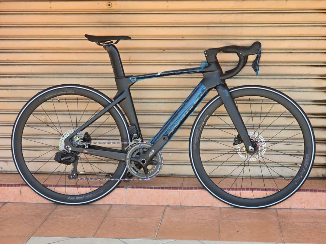 Twitter R10 pro carbon road with wheeltop di2 2x12s carbon frame alloy ...