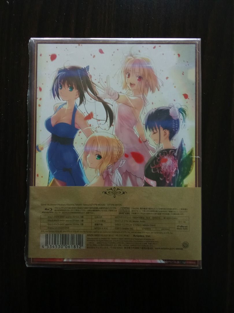 TYPE-MOON Fes. -10TH ANNIVERSARY Blu-ray Disc Box-日本版 二手 3 BD + CD 4碟裝 藍光 blu-ray 演唱會, 興趣及遊戲, 音樂 ...