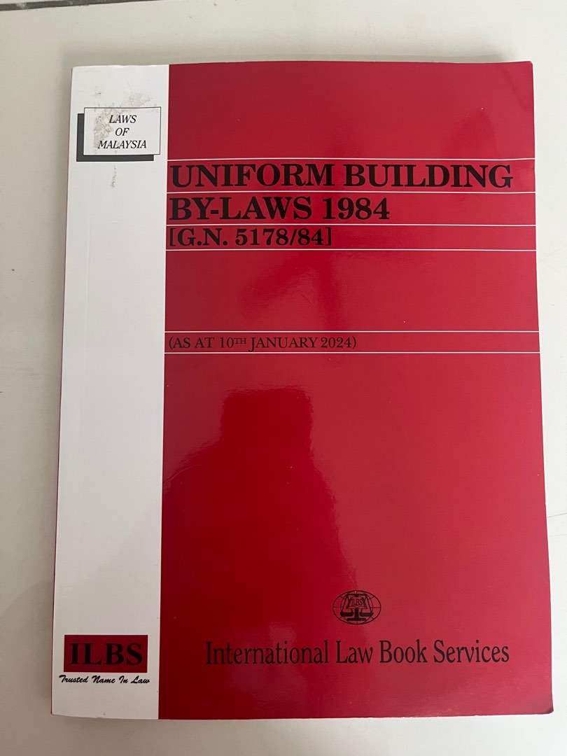UBBL 1984 Law Book 2024 - Architecture, Hobbies & Toys, Books ...