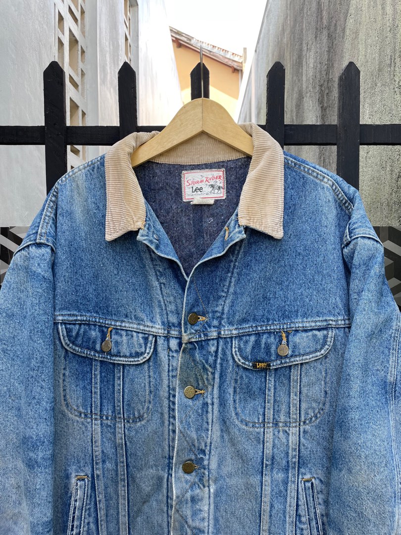 Vintage Lee Storm Rider Denim Jacket USA Work Jacket Jaket Jeans ...