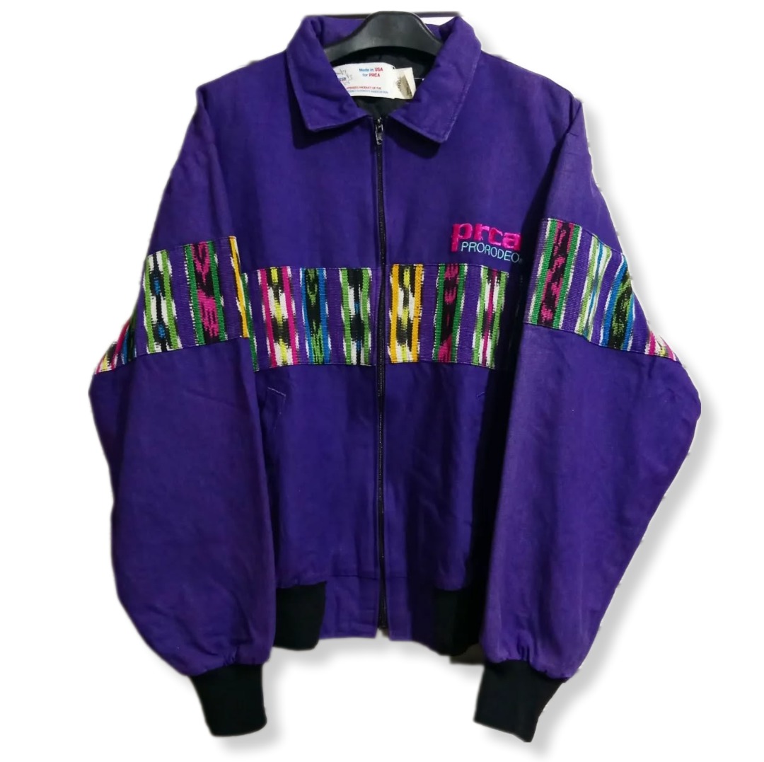 VINTAGE PRCA PRORODEO AZTEC JACKET | MADE IN USA | OUTER | OUTERWEAR ...