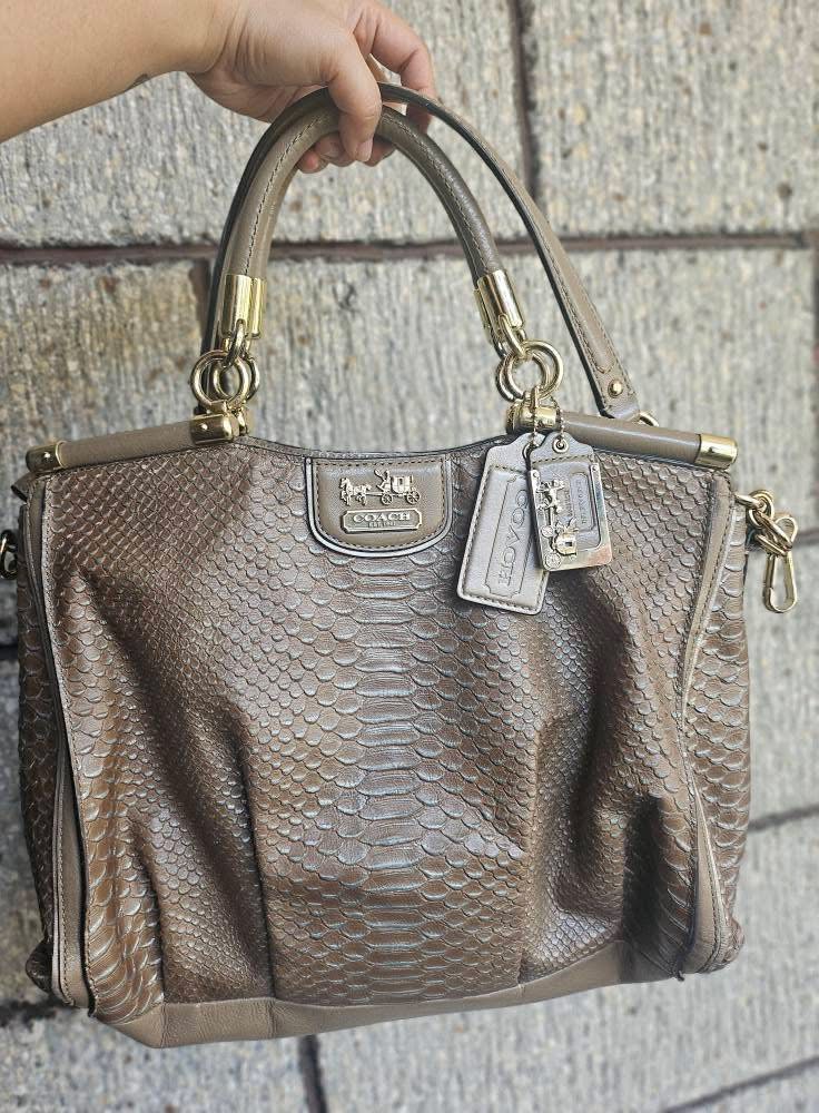 Vintage Rare Coach Madison Caroline Satchel, Luxury, Bags & Wallets on ...