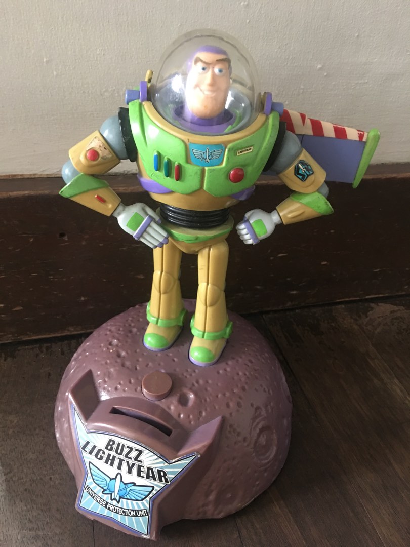 Vintage Talking and Moving Buzz Lightyear Bank, Hobbies & Toys, Toys ...