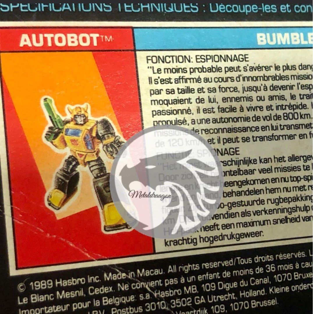 Vintage Transformers G1 Action Masters Bumblebee Figure MOC, Hobbies ...