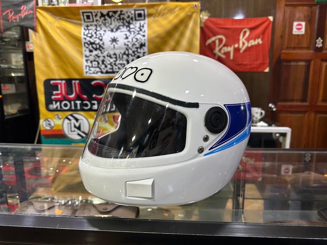 Vtg Nava GT White XL Helmet Ori Italy, Hobbies & Toys, Collectibles ...