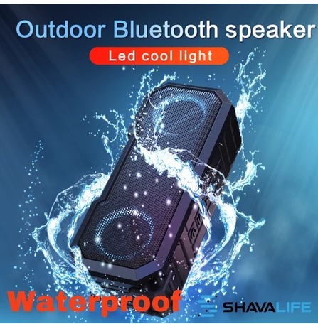 Waterproof Wireless Bluetooth Speaker with Microphone for Phone Video ...