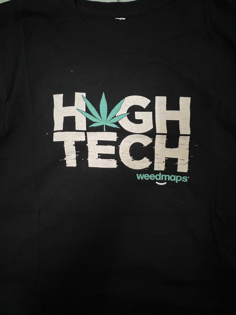 Wording High Tech Weedmaps Tee, Men's Fashion, Activewear on Carousell
