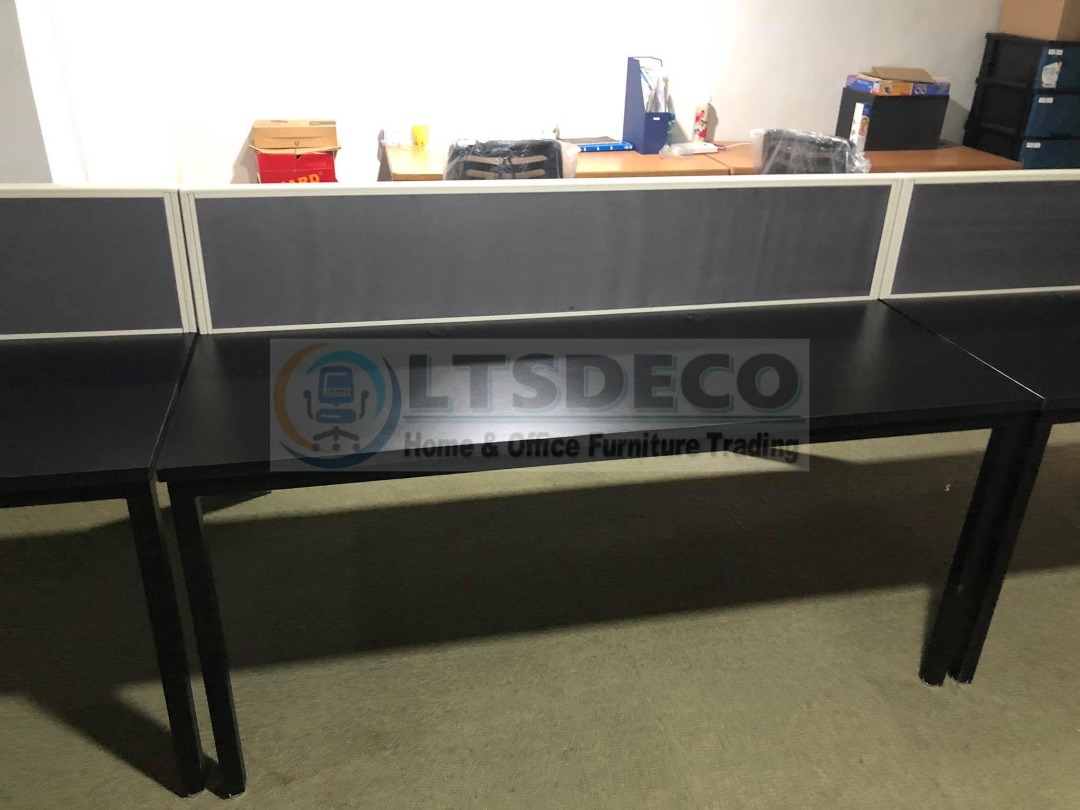 Workstation table with training table | Office Partition | Office ...