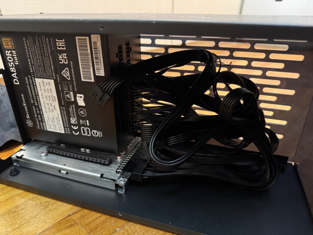 WTS Egpu ready set up with a TH3P4G3 adapter with case and silverstone ...