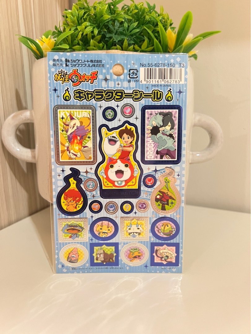 Yokai Watch Anime Character Sticker, Hobbies & Toys, Stationery & Craft ...