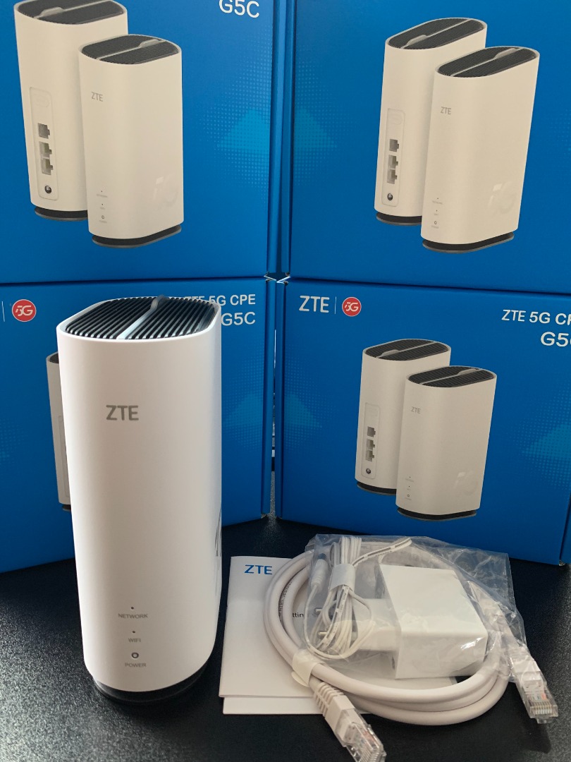 ZTE G5C 5G 3.4Gbps Wi-Fi 6 AX1800 (CAN'T MODIFY) UNLOCKED 5G Wireless ...