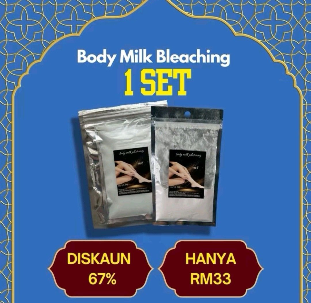 (10 set) Body Milk Bleaching - skin whitening (Spa authentic), Beauty ...