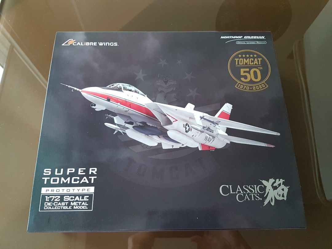 1/72 F-14D Super Tomcat Prototype Calibre Wings Diecast Model, Hobbies ...