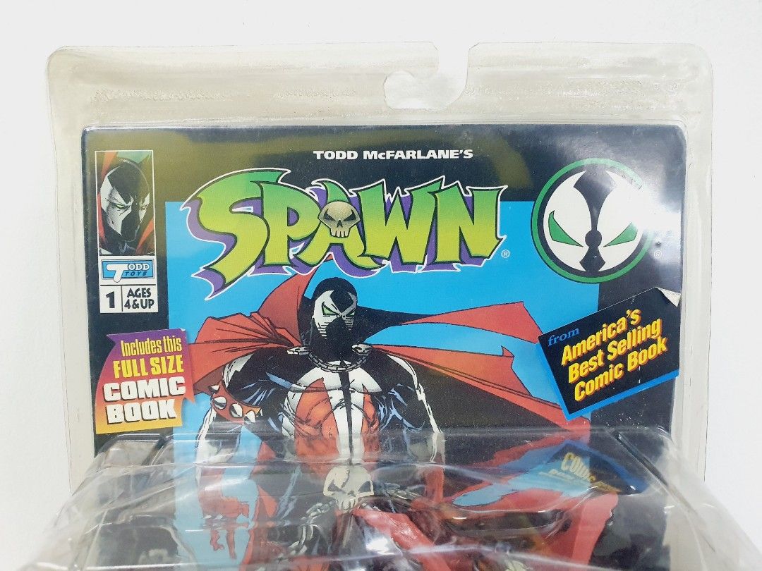 1994 SPAWN UNMASKED WORMHEAD POSEABLE + COMIC BOOK MCFARLANE, Hobbies & Toys, Toys & Games on ...