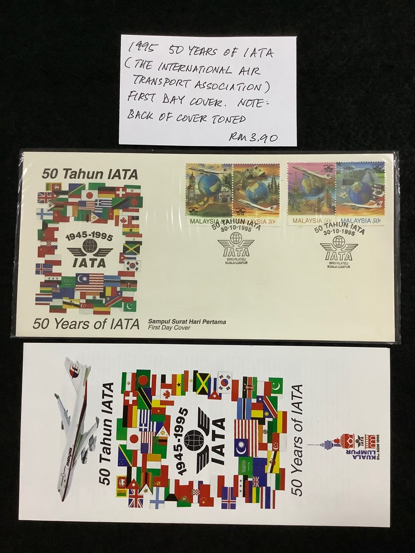 1995 50 Years Of IATA (The International Air Transport Association ...