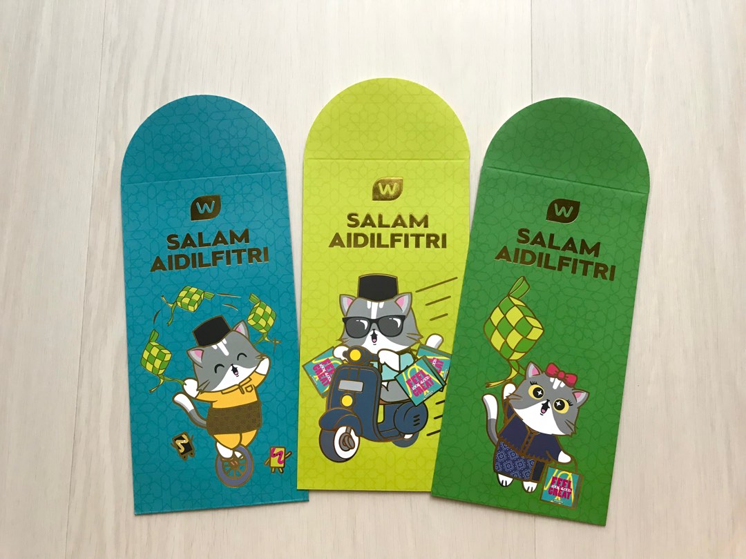 3pcs Watson 2024 raya packet / sampul raya sdr, Hobbies & Toys ...