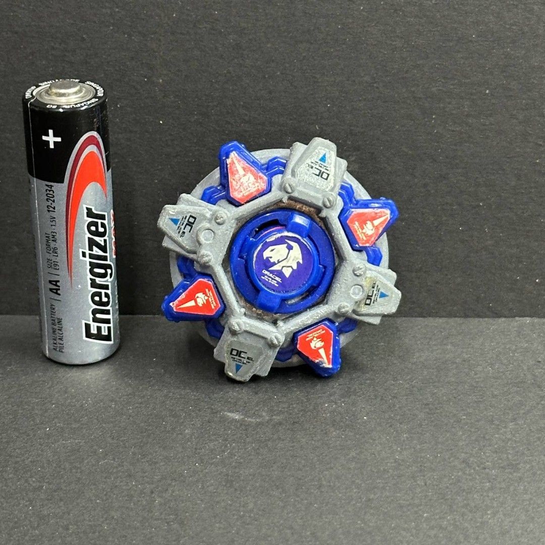 Rare Vintage Takara Tomy Beyblade A-125 Draciel MS (Metal Shield) HMS (Hard Metal System) Blue ...