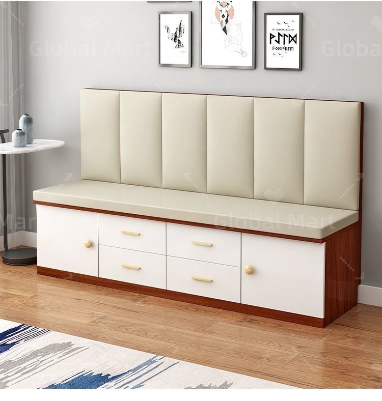 A&1138 storage sofa with cabinet bucket card seat drawer storage ...