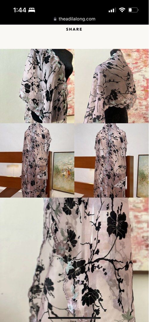 Adila Long Selendang - Latifa, Women's Fashion, Dresses & Sets ...