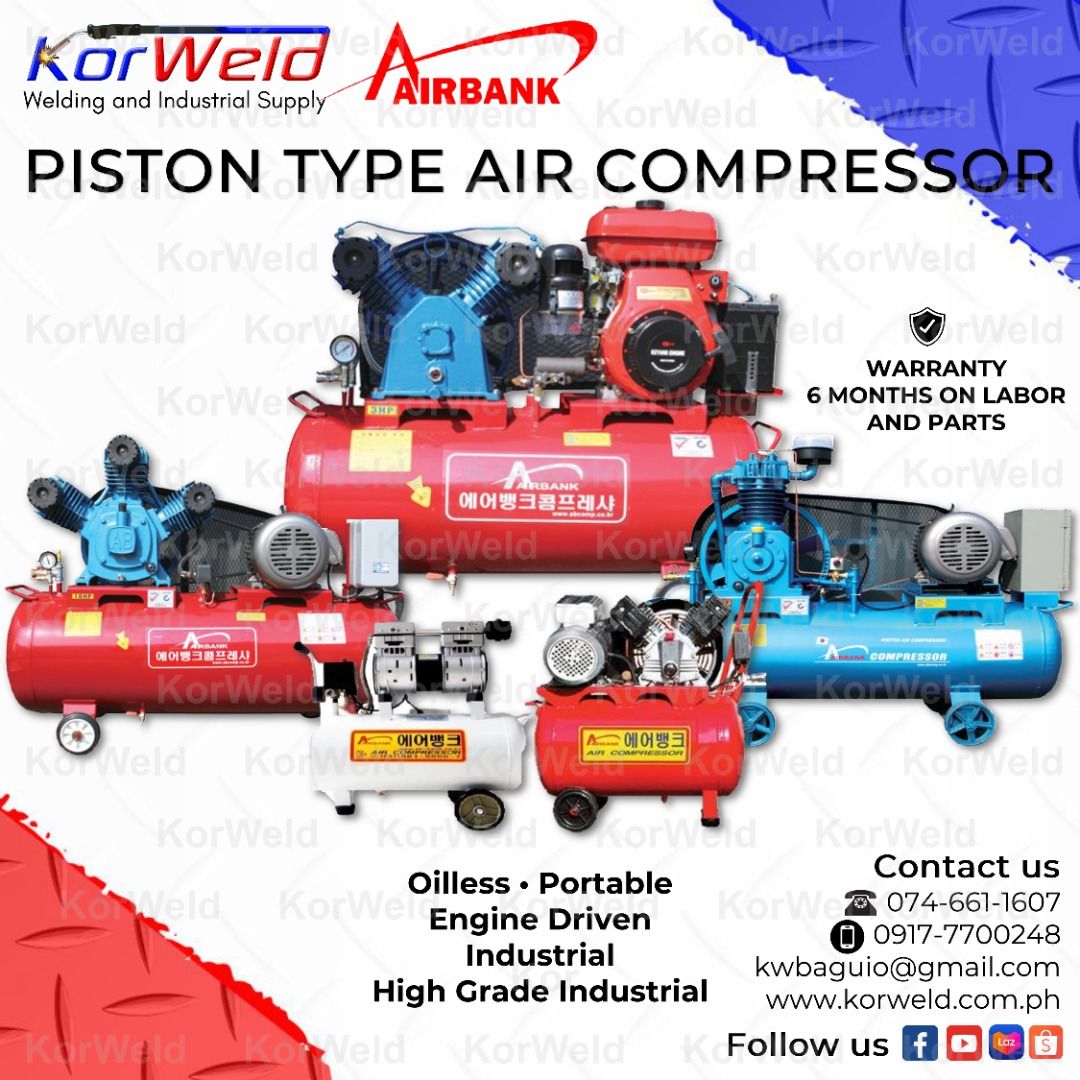 Air Compressor - Oil less, Portable, Industrial, Engine Driven, Commercial & Industrial ...